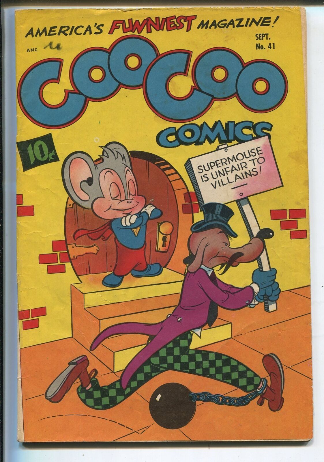 Coo Coo #41 1948-Thrilling-Frank Frazetta-Super Mouse-VG MINUS | Comic ...