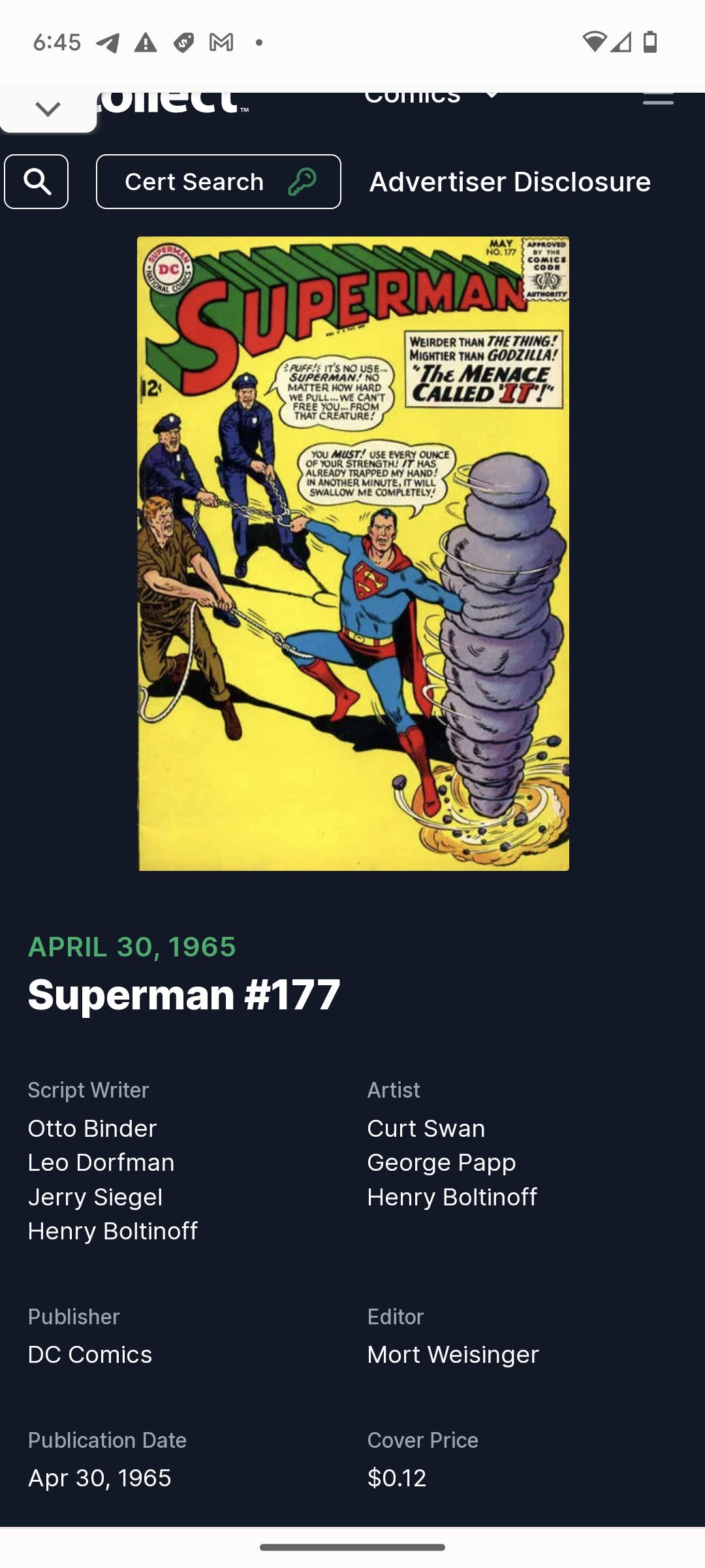 "RARE" Superman Issue | Comic Books - Silver Age, Superman / HipComic