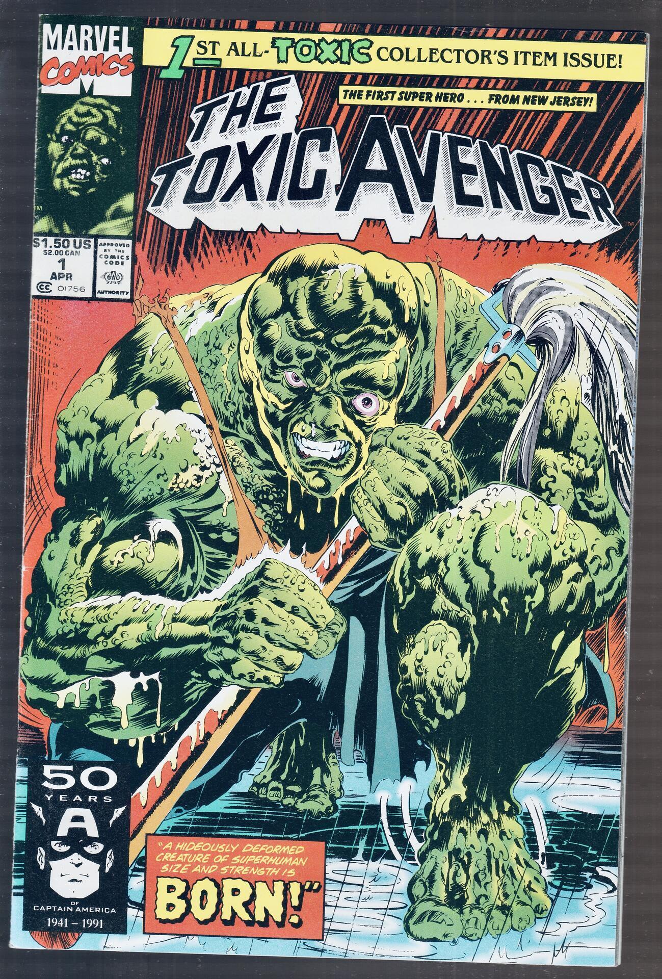 Toxic Avenger #1 (1991) NM | Comic Books - Copper Age, Marvel ...