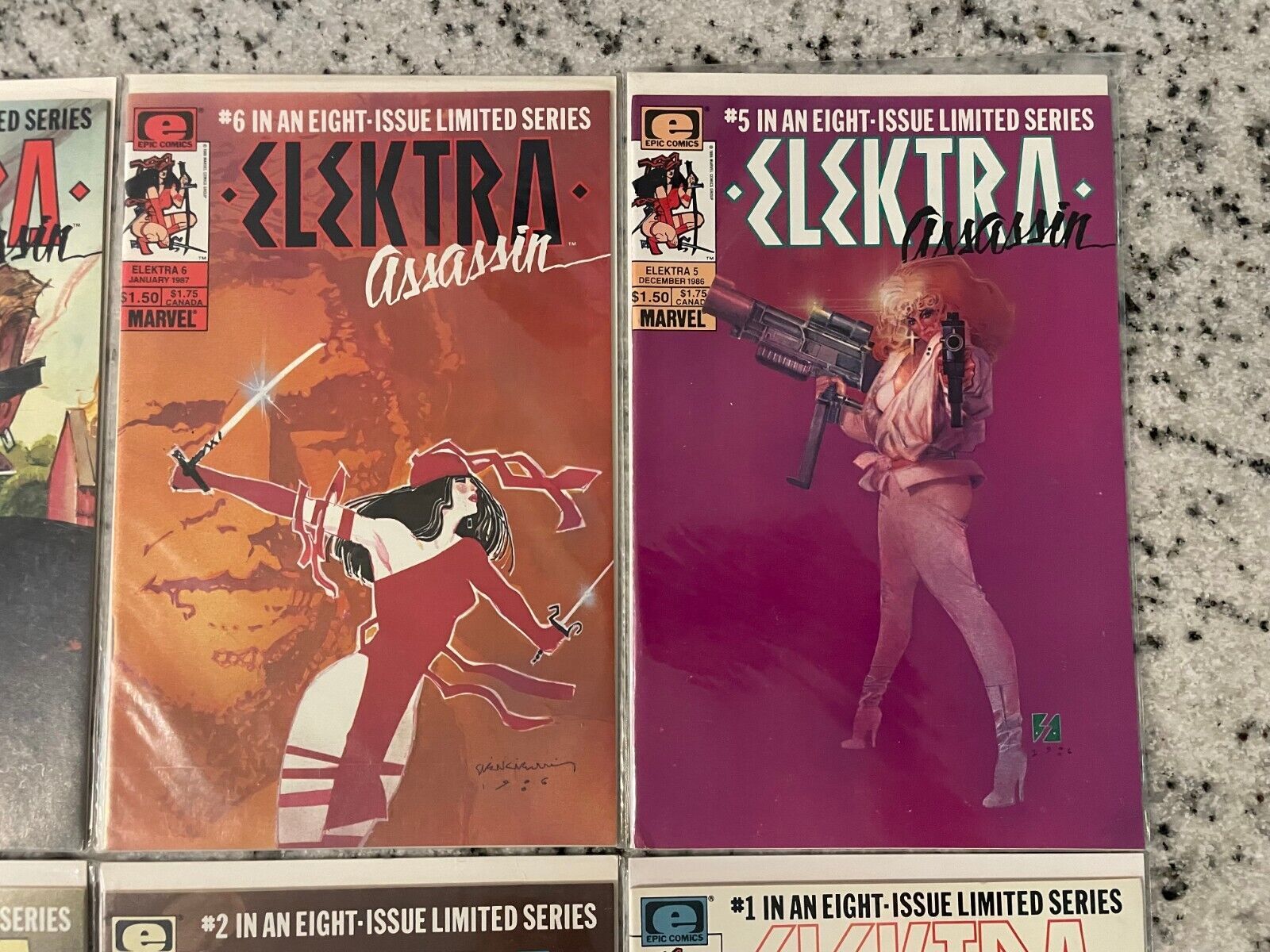 Elektra Assassin Complete Marvel Comics LTD Series # 1 2 3 4 5 6 7 8 NM ...