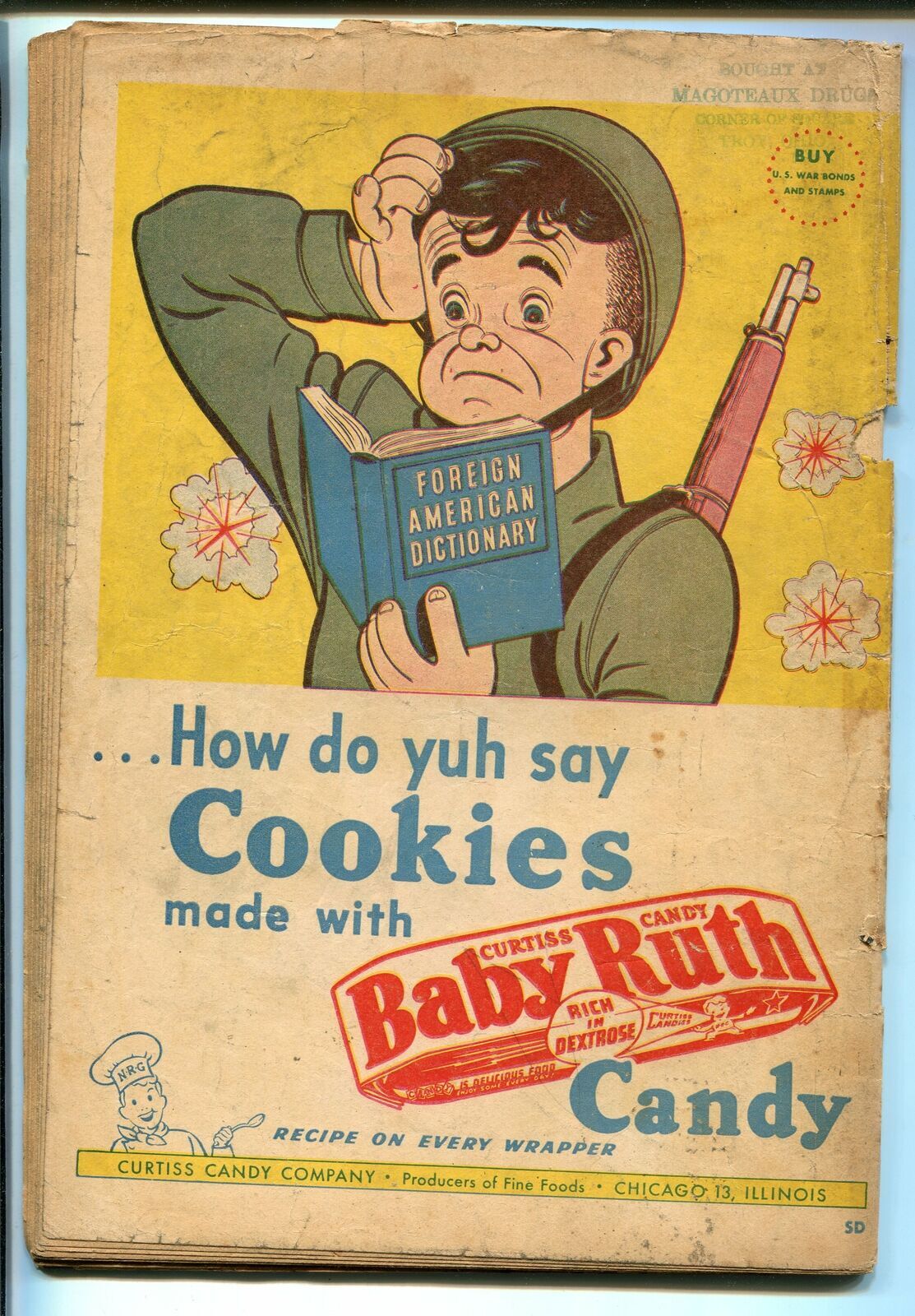 Super Duck #3 1945-Mlj/Archie-Wwii-Slap Stick Humor-Good | Comic Books ...