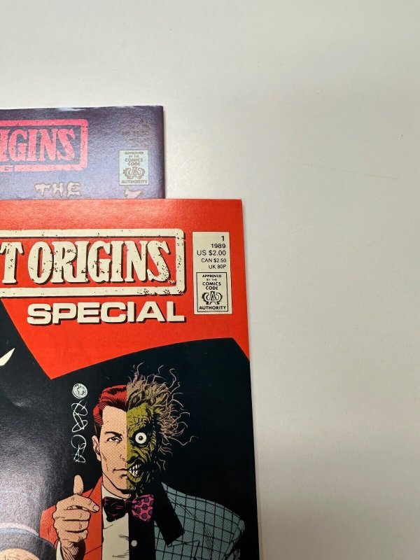 2 Secret Origins DC Comic Book Special # 1 # 44 Batman Flash Superman ...
