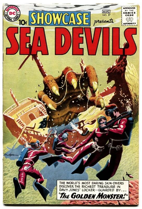 Showcase Comics #27 SEA Devils Russ Heath ART Grey Tone 1960 DC | Comic ...