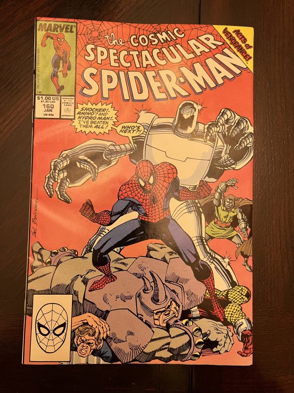 The Spectacular Spider-Man #160 Direct Edition (1990) - NM | Comic ...