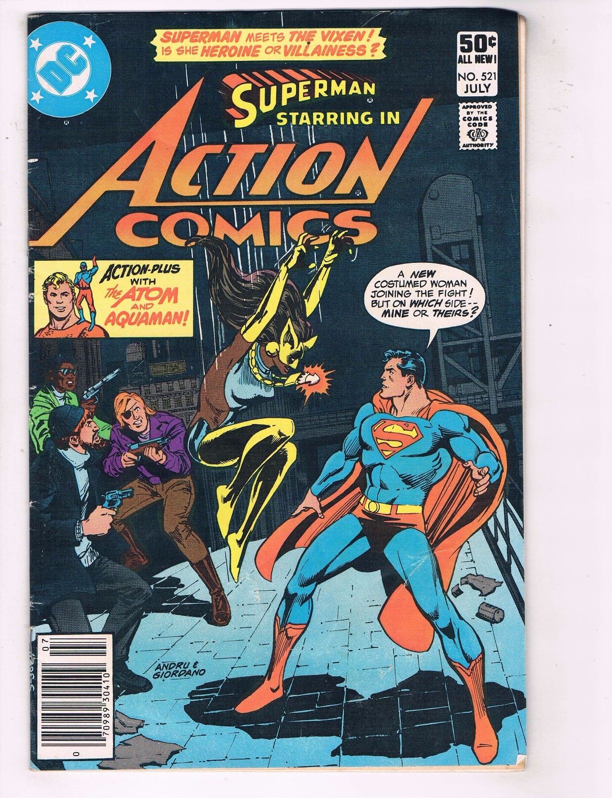 Action Comics # 521 FN 1st Appearance Of Vixen Suicide Squad Key Issue ...