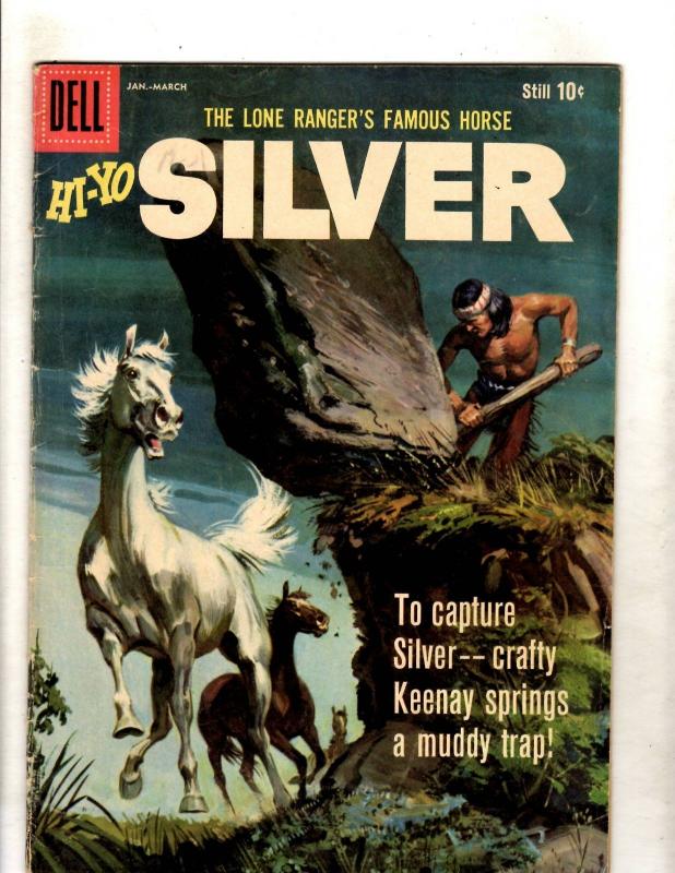 Hi-Yo Silver # 33 FN 1960 Dell Silver Age Comic Book Lone Ranger ...