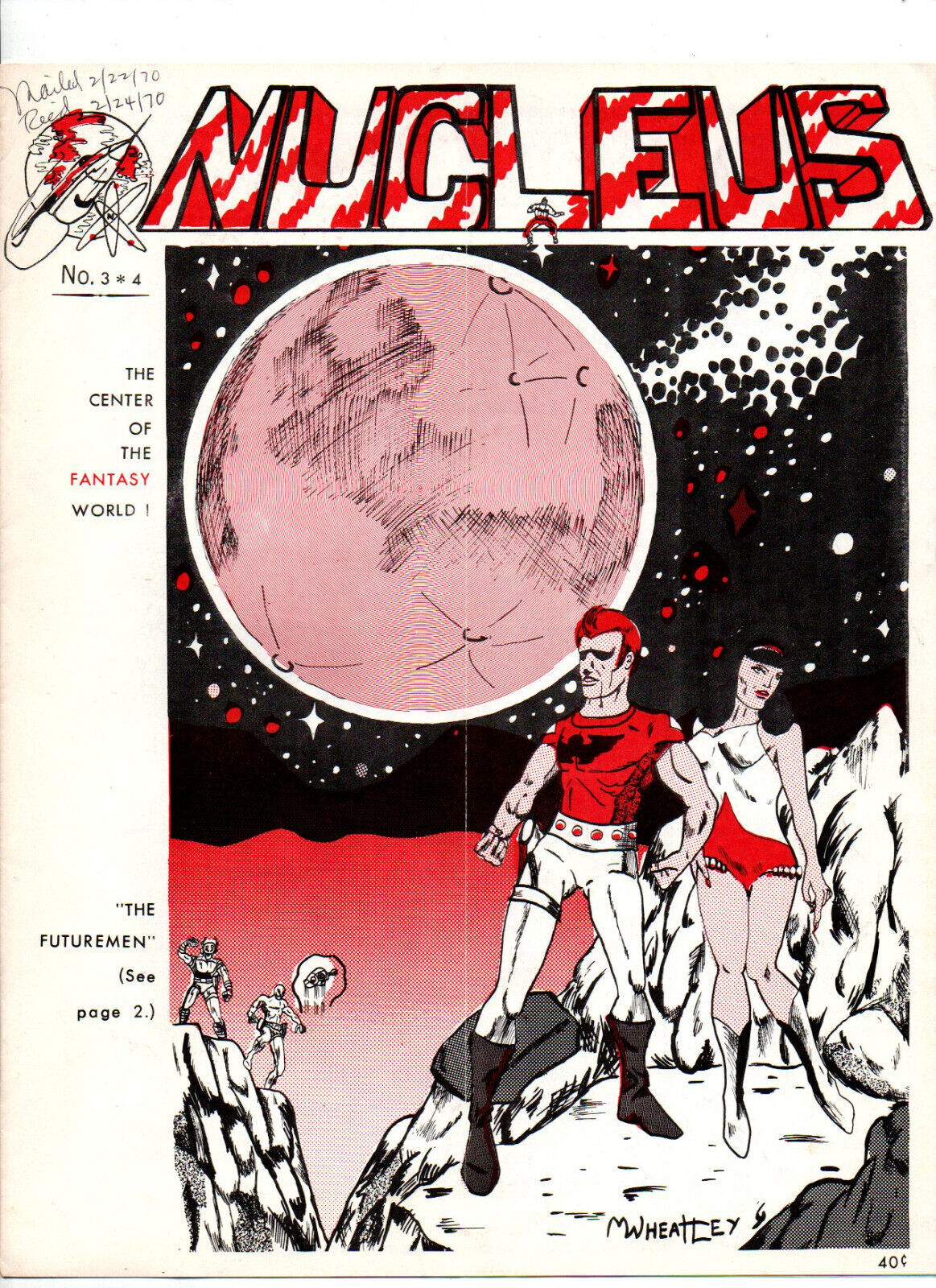 Nucleus Fanzine #3/4 - Mark Wheatley - Burroghs - Kirby - 1970 - FN ...