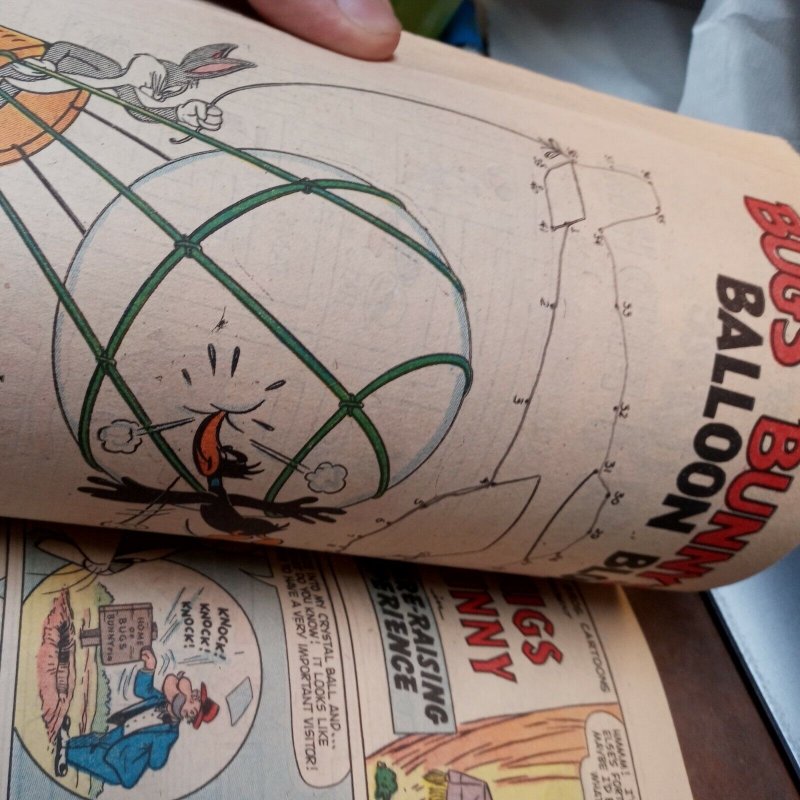 Walt Disney's BUGS BUNNY County Fair 1 DELL GIANT 1957 Comics silver ...