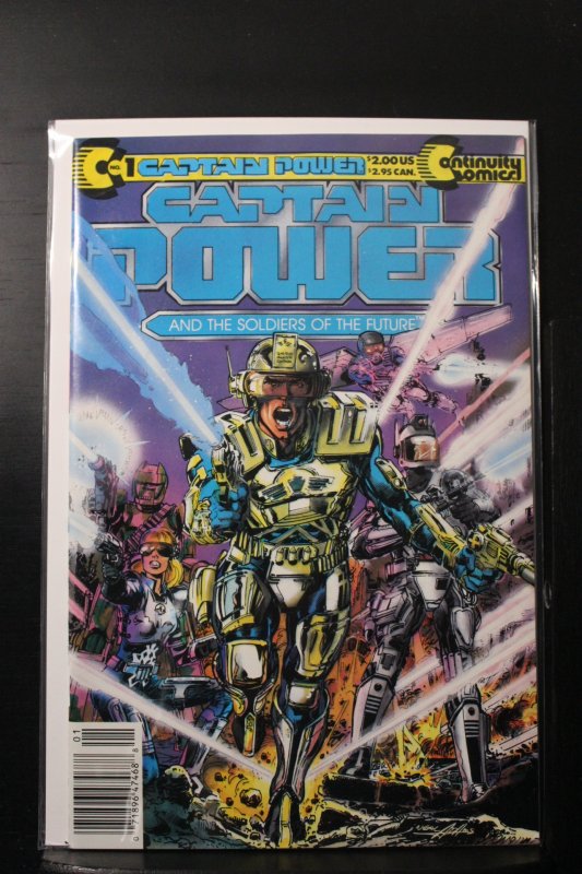 Captain Power and the Soldiers of The Future #1 Newsstand Edition (1988 ...