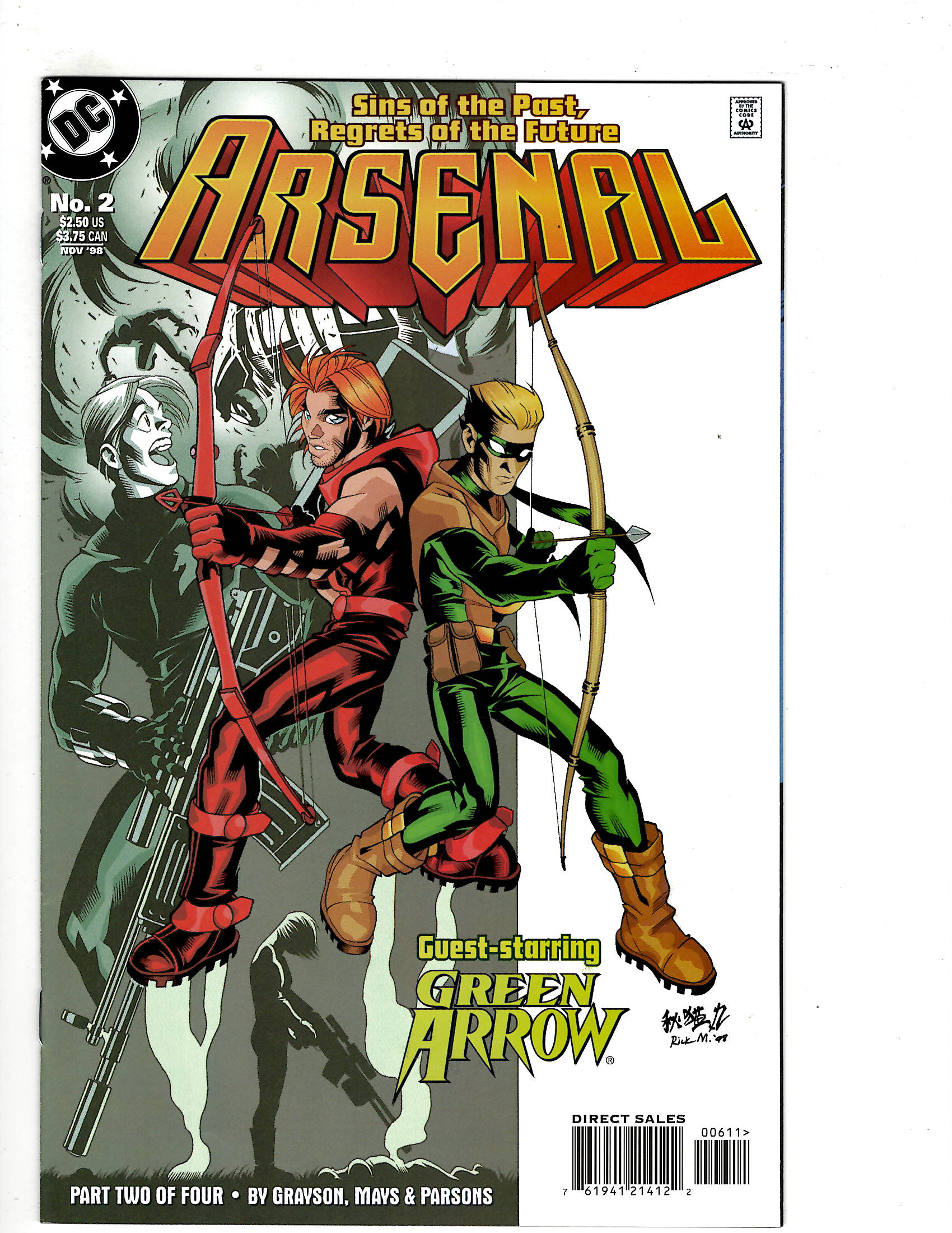 Arsenal #2 (1998) DC Comic Book SR10 | Comic Books - Modern Age, DC ...