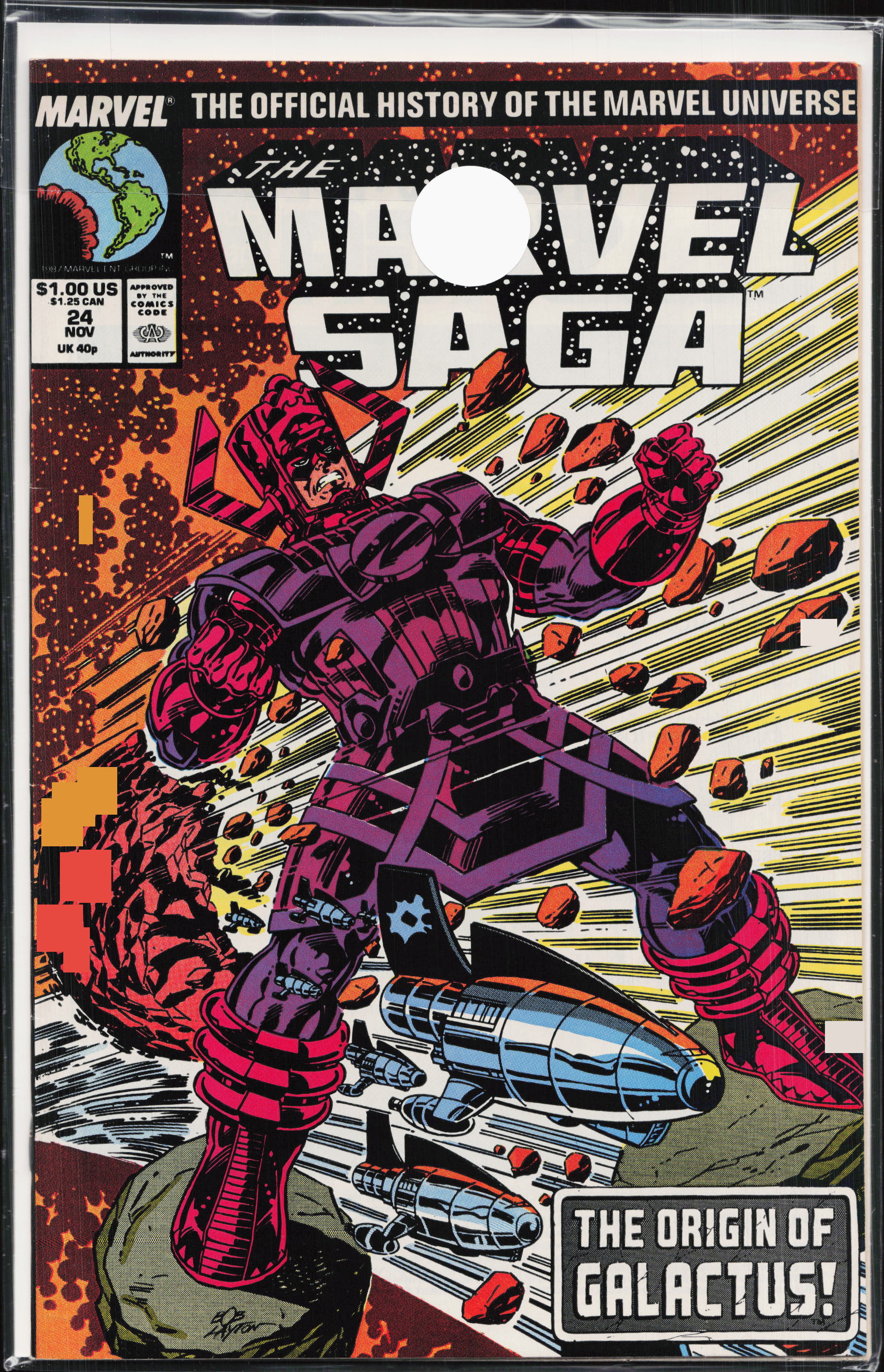 The Marvel Saga The Official History of the Marvel Universe #24 (1987 ...