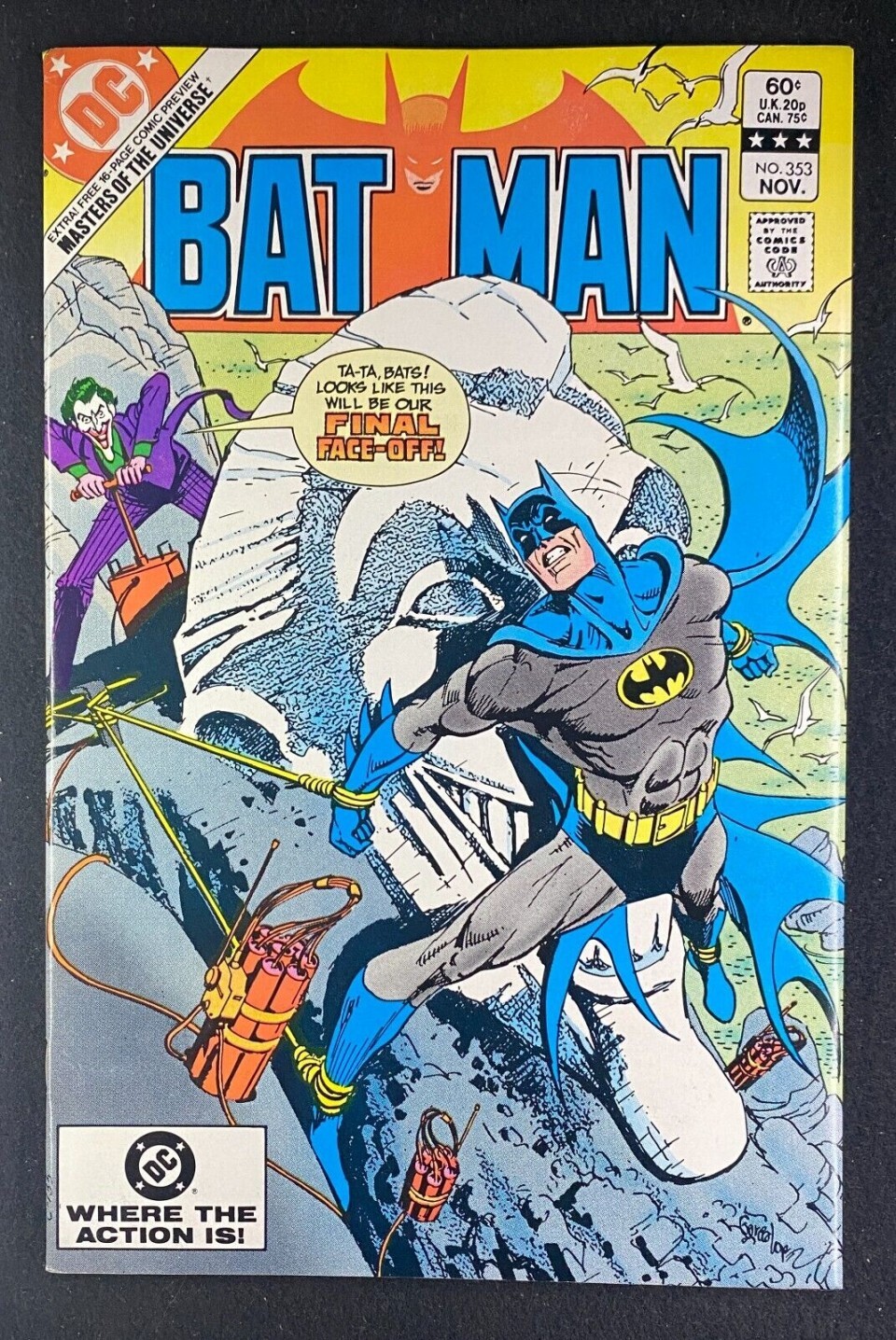 Batman (1940) #353 VF+ (8.5) Masters of the Universe Preview Joker ...