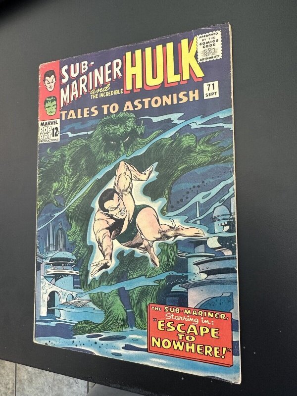 Tales to Astonish #71 VG/FN Sub-Mariner, Hulk (Marvel 1965) | Comic Books - Silver Age, Marvel ...