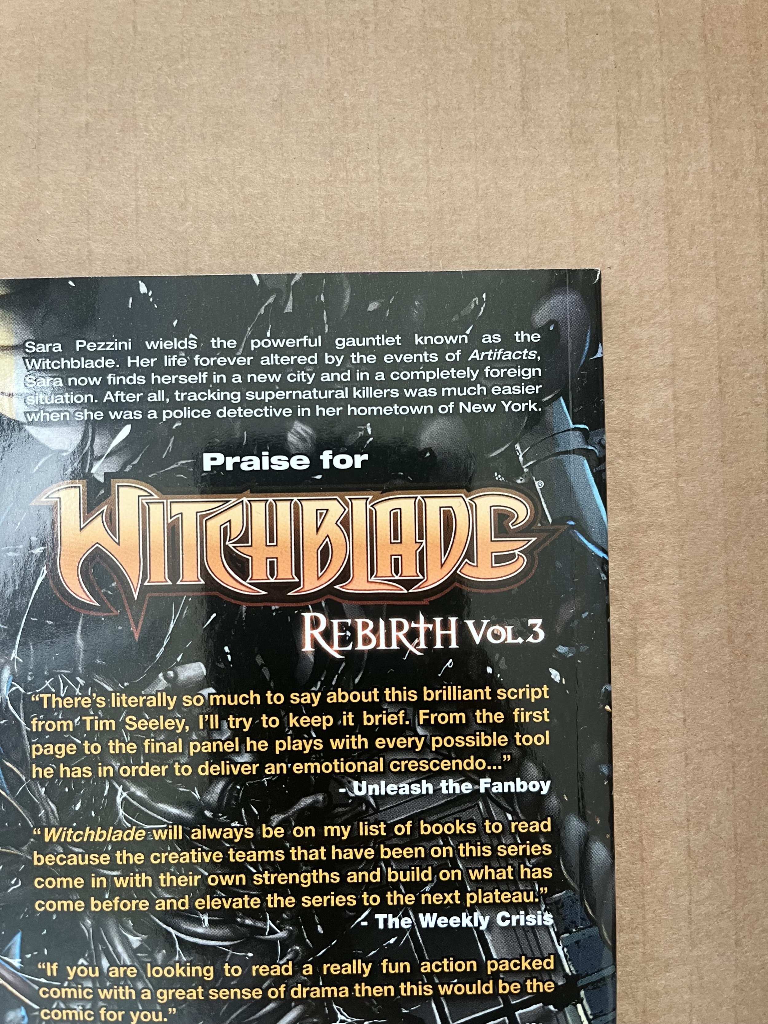 Witchblade: Rebirth #3 TPB #161 Iconic JTC Negative Space Variant VHTF ...