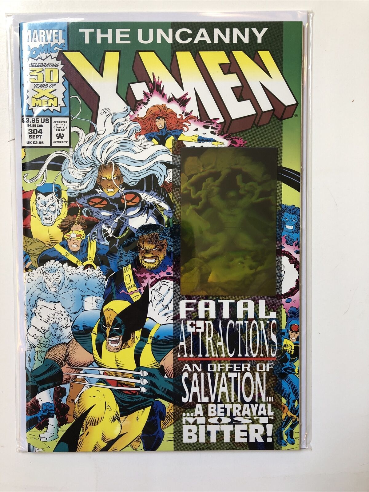 Lot Of 10 Uncanny X-Men #300 - 309 (30 Year Anniversary) Marvel Comic ...