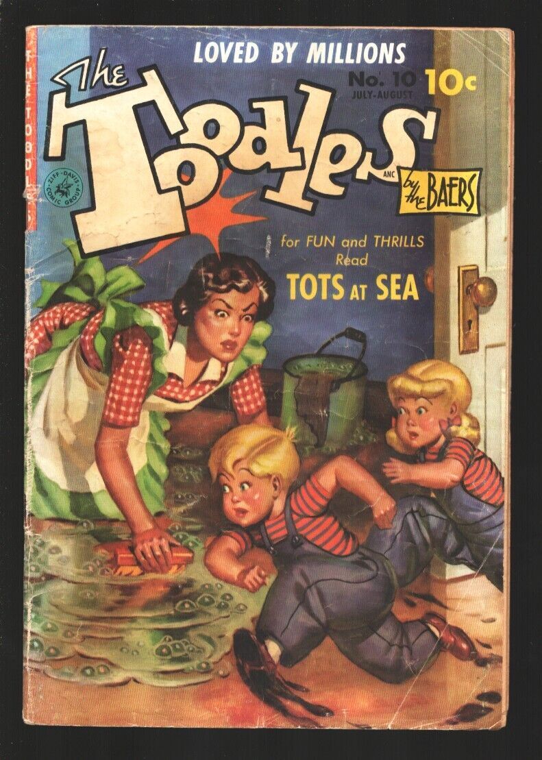 The Toodles #10 1951-1st issue-obscure title-Based on the newspaper ...
