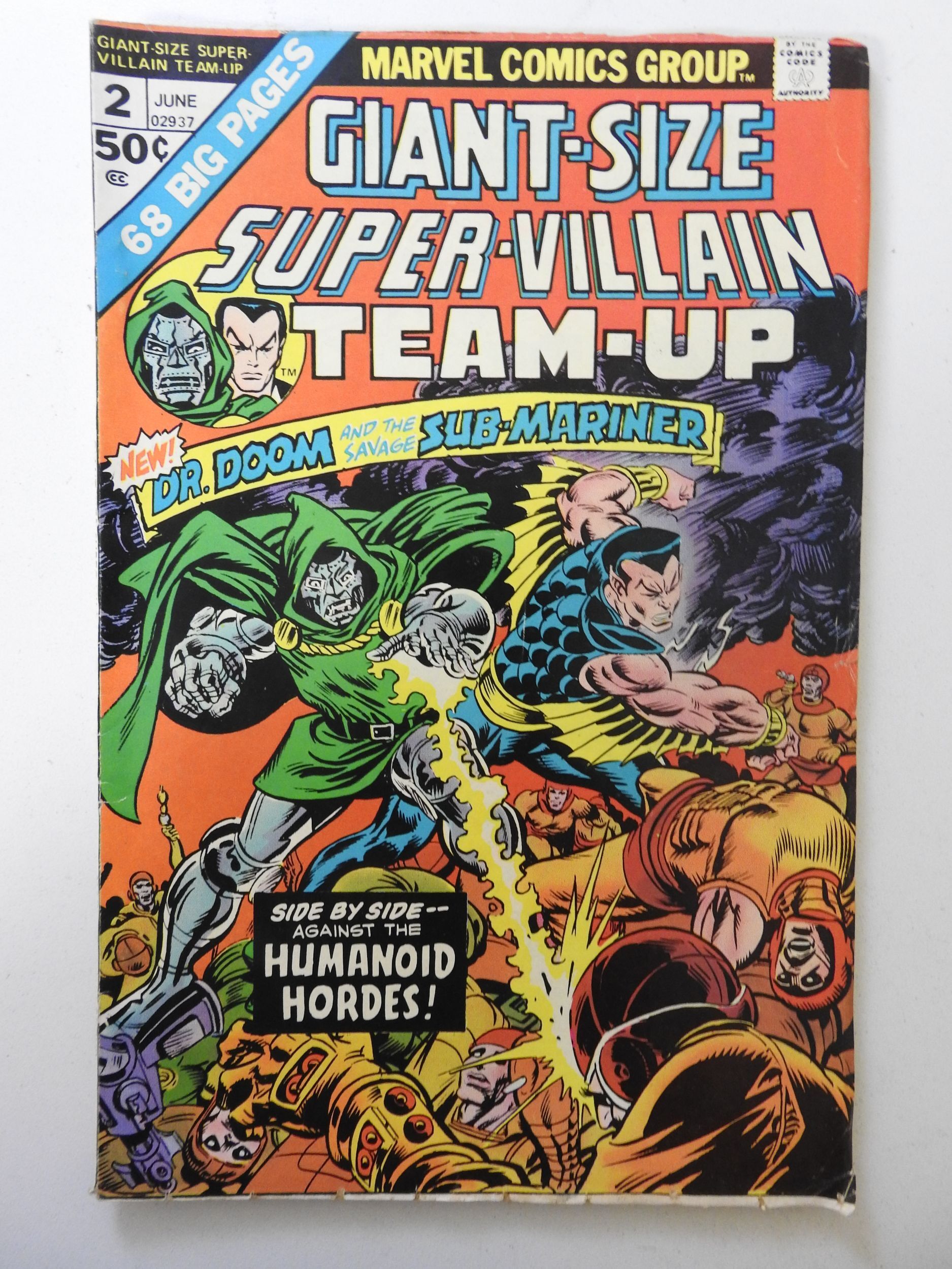 Giant-Size Super-Villain Team-Up #2 (1975) VG Cond ink interior bc, 1 ...