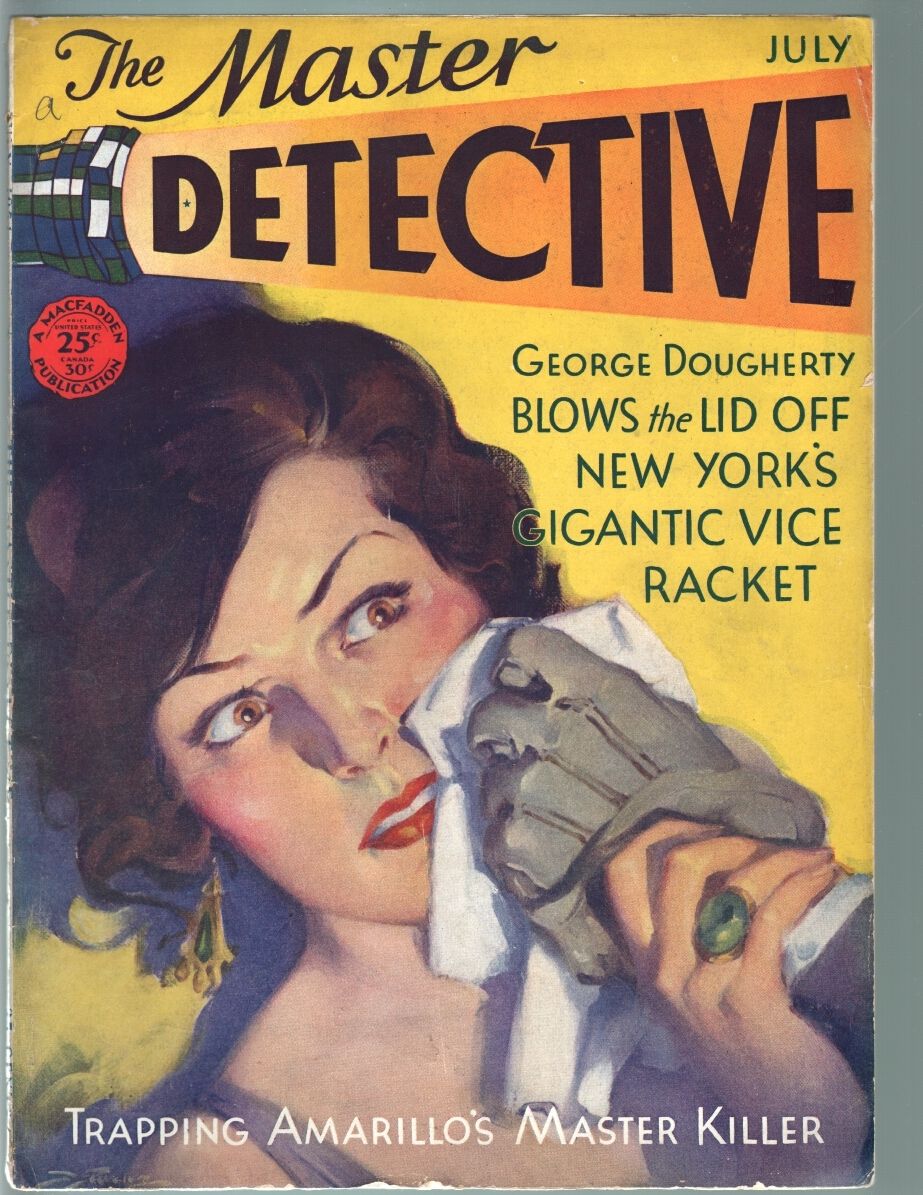 Master Detective JUL 1931-Chloroform Attack Cover-Wild!-Crime-Pulp VG ...
