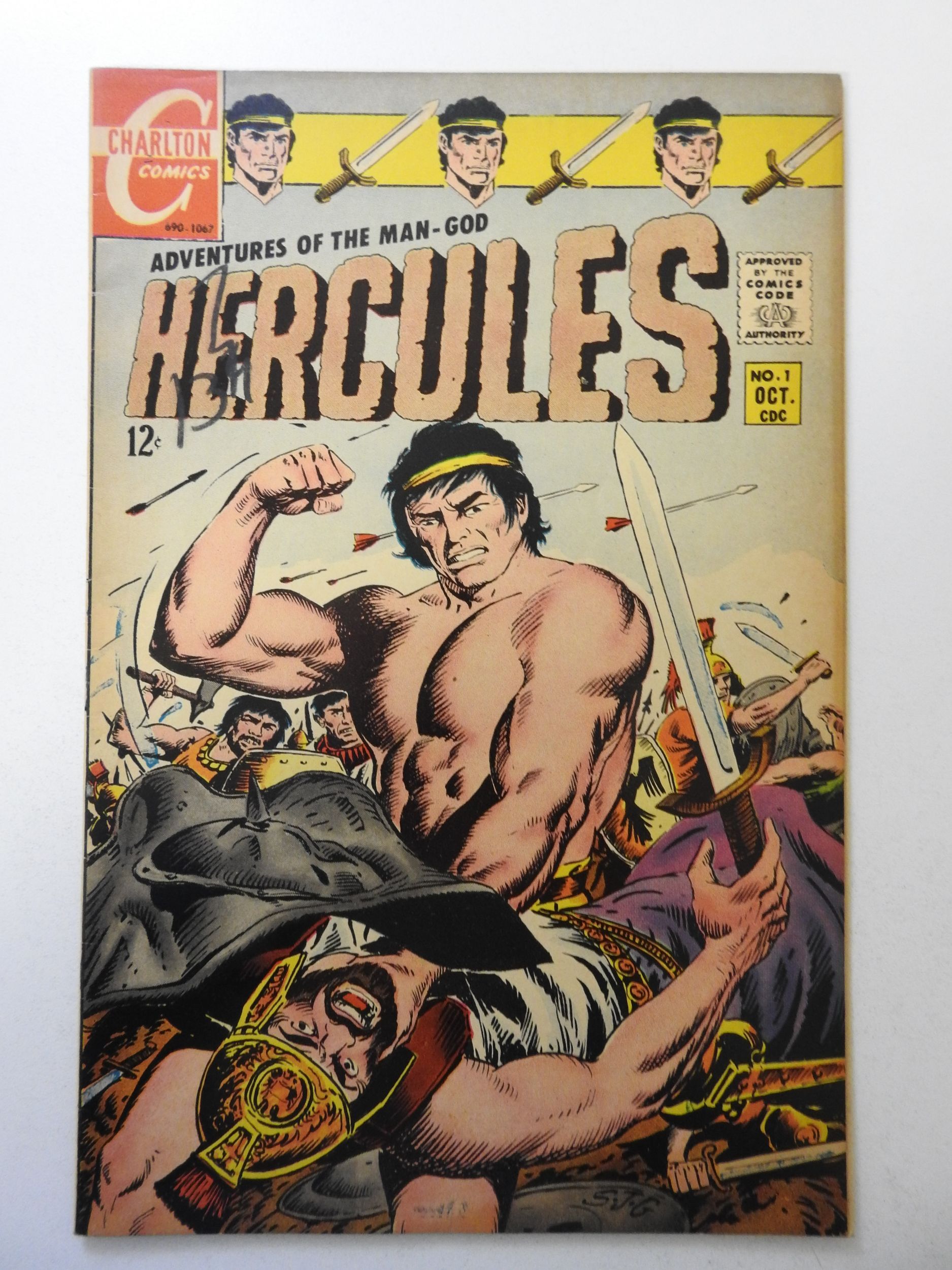 Hercules #1 (1967) FN Condition! ink fc, stain fc | Comic Books ...