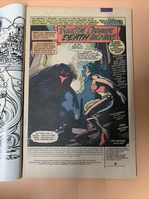 Wonder Woman #300 DC 1983 Special Anniversary Issue | Comic Books ...