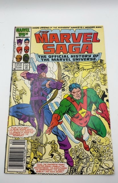 The Marvel Saga The Official History of the Marvel Universe #15 (1987 ...