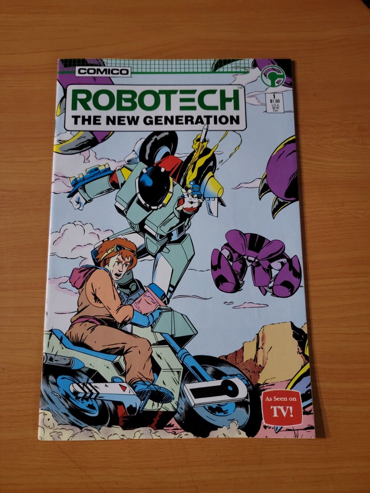 Robotech: The New Generation #1 ~ NEAR MINT NM ~ 1985 Comico Comics ...