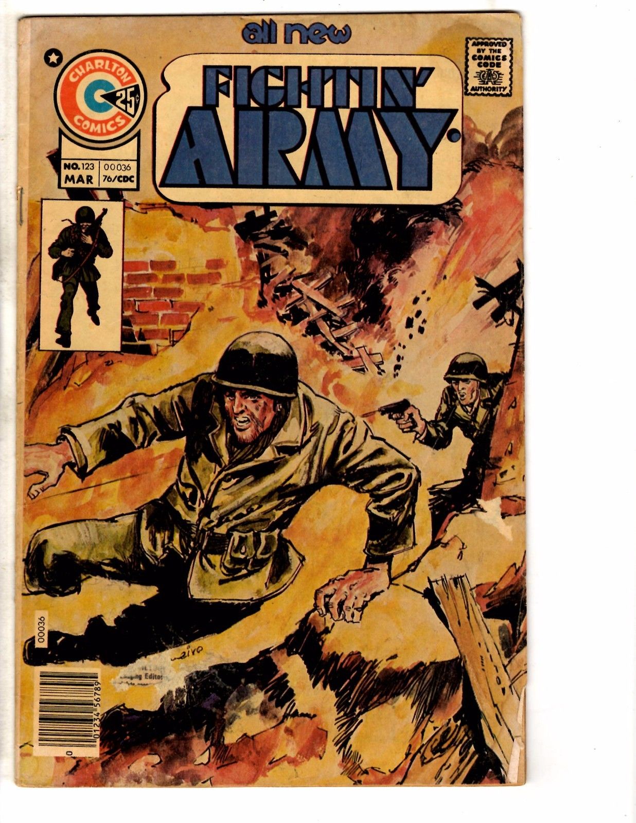 10 Indy Comics 55 121 123 1 Gunfighters Fightin Army Coyote Inter Face ...