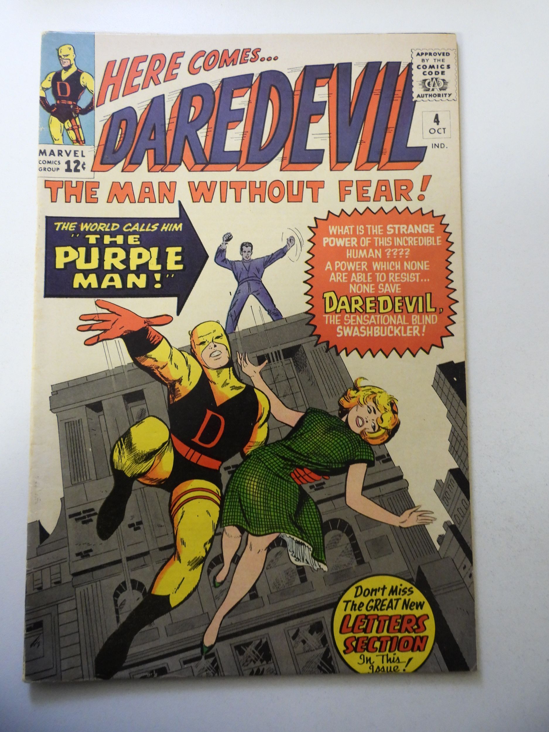 Daredevil #4 (1964) VG+ Condition | Comic Books - Silver Age, Marvel ...