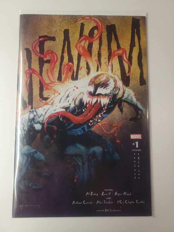 Venom #1 2021 Sienkiewicz 1:25 Variant Marvel Comics LGY #201 NM Vol 5 ...