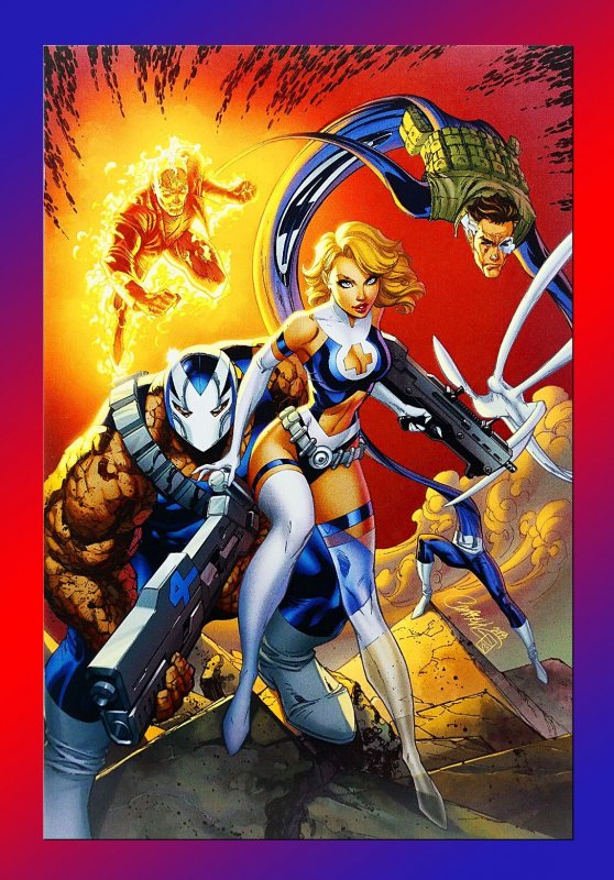 Fantastic Four 1 Key Weapon H Virgin Variant Scott Campbell/Sue Thing ...