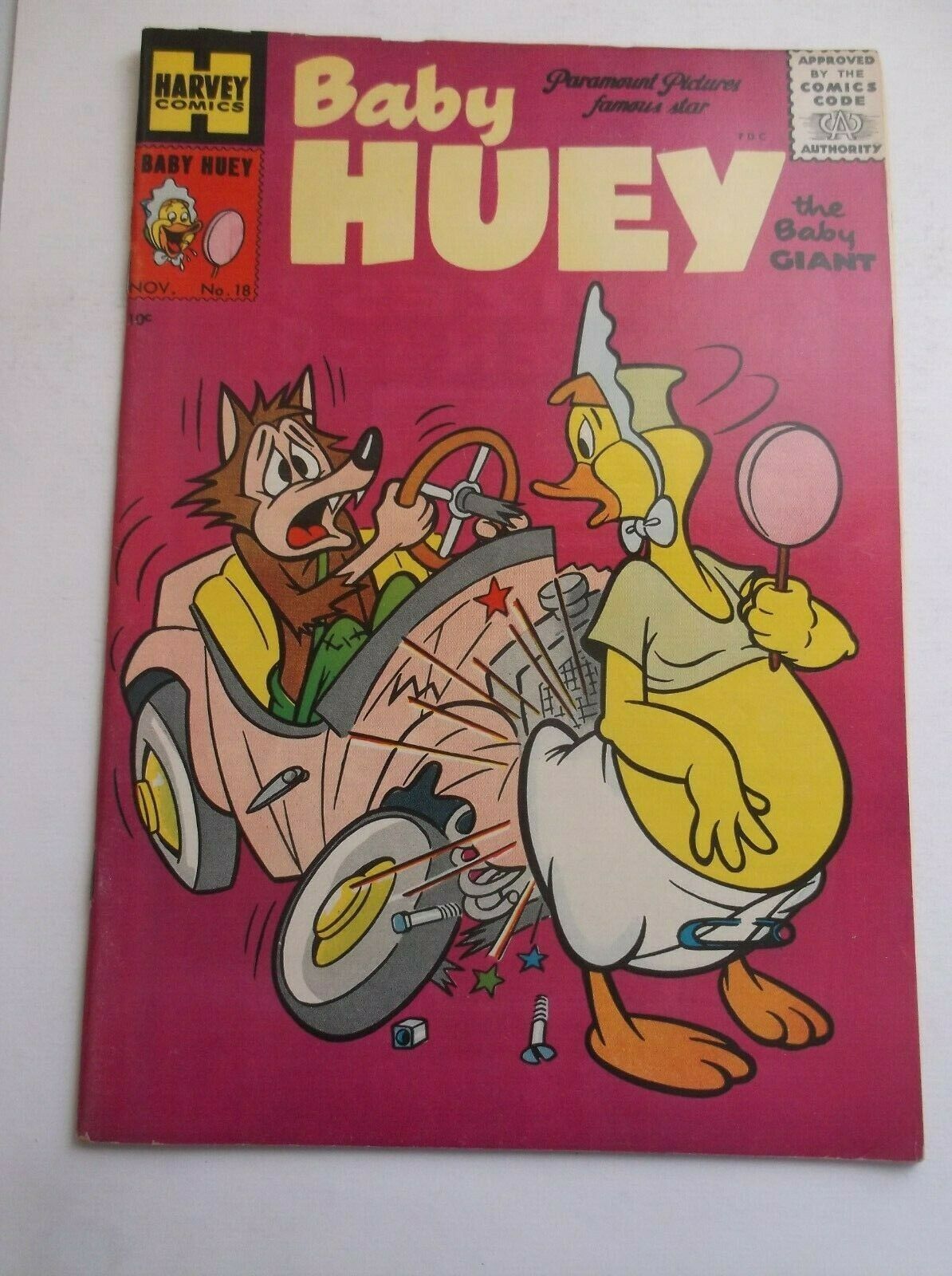 Harvey: Paramount Animated Series: Baby Huey, the Baby Giant #18, Htf ...