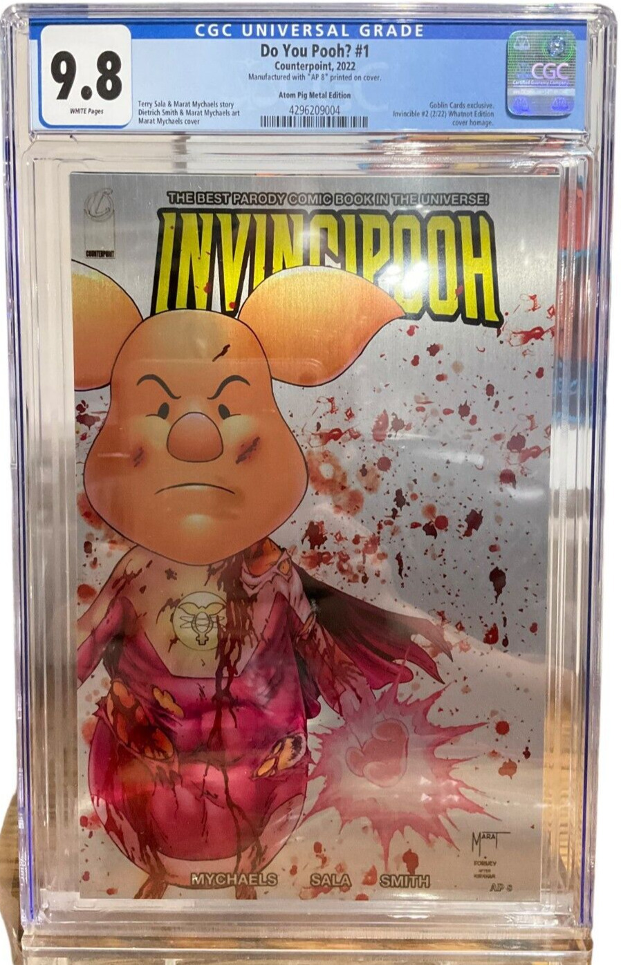 Do you Pooh ATOM PIG Metal Edition Invincible Homage CGC 9.8 ...