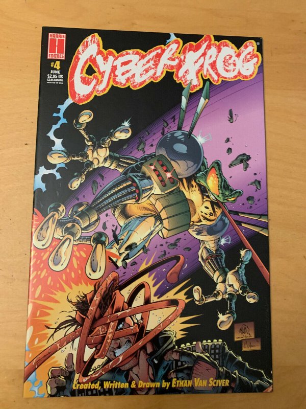 Cyberfrog 4 Harris Comics SEE Pics for Grade, 1st Print | Comic Books ...