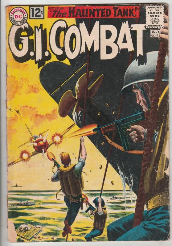 G.I. Combat #94 (Jul-62) GD/VG Affordable-Grade Haunted Tank | Comic ...