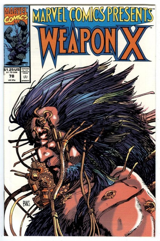 Marvel Comics Presents #78 Wolverine Weapon X Grey Hulk Barry Windsor ...