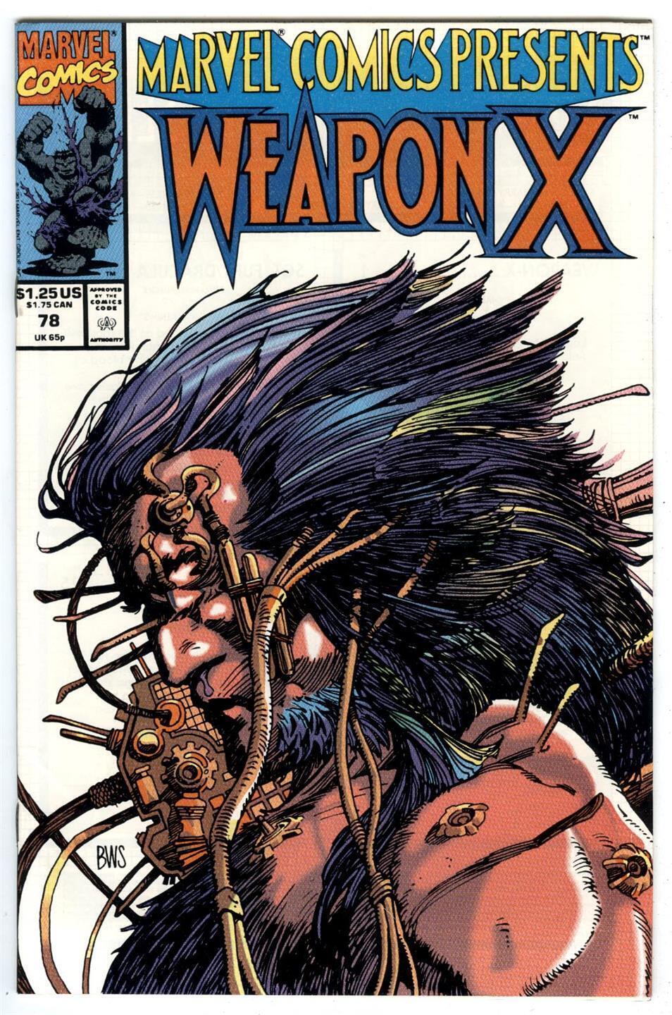 Marvel Comics Presents #78 Wolverine Weapon X Grey Hulk Barry Windsor ...