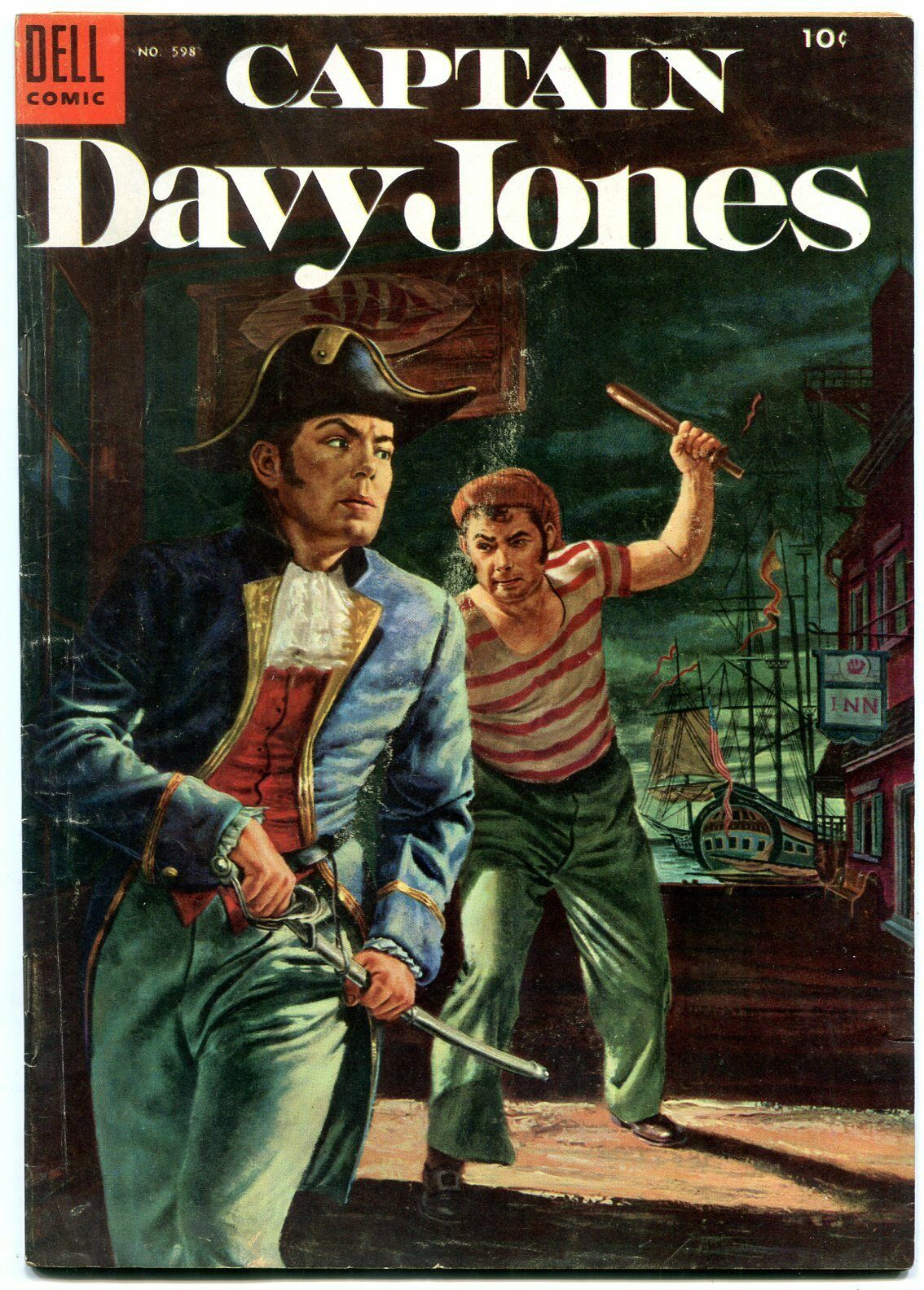 Captain Davy Jones- Four Color Comics #598 1954 VG+ | Comic Books ...