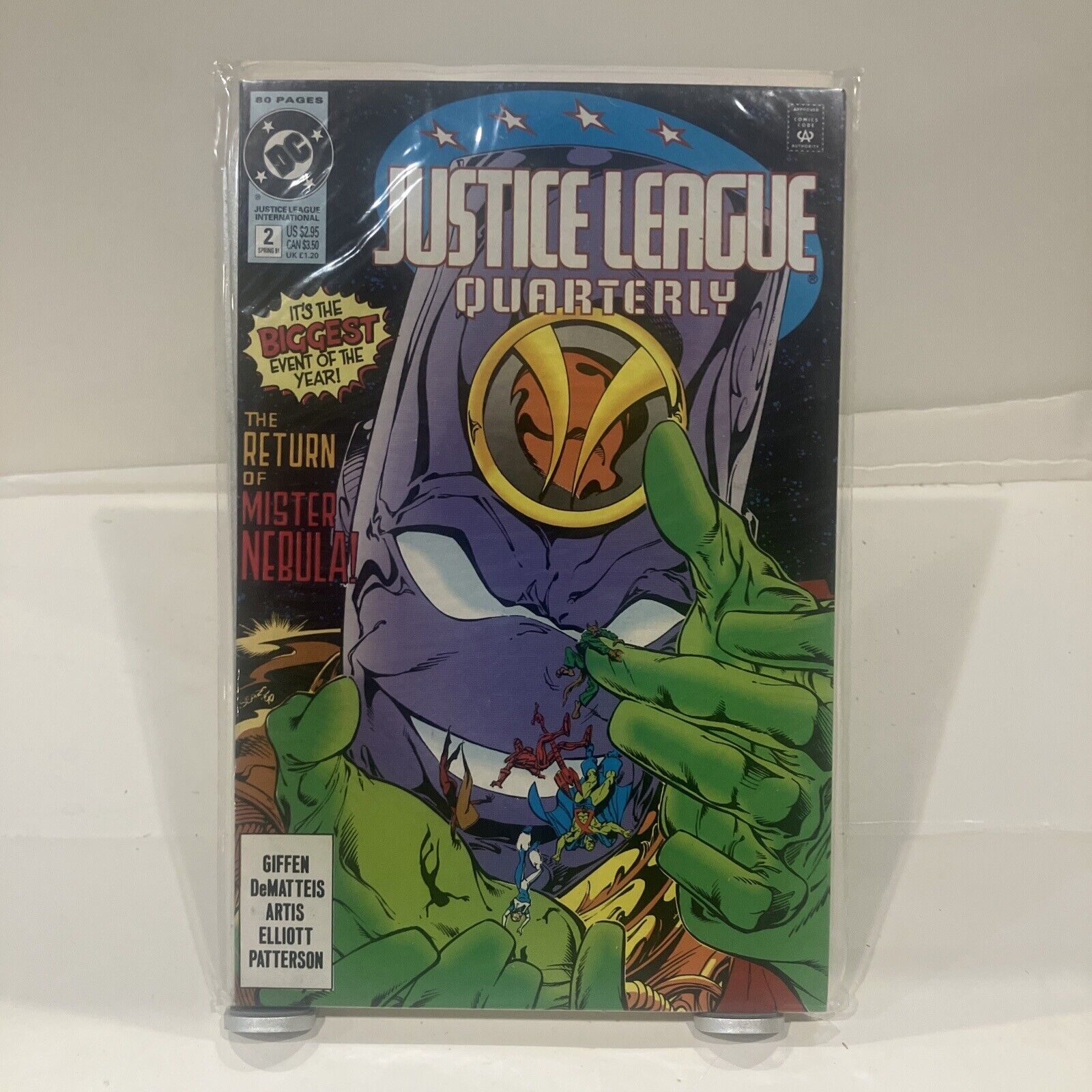 Justice League Quarterly #2 Mister Nebula Batman Ice (Mar 1991 DC ...