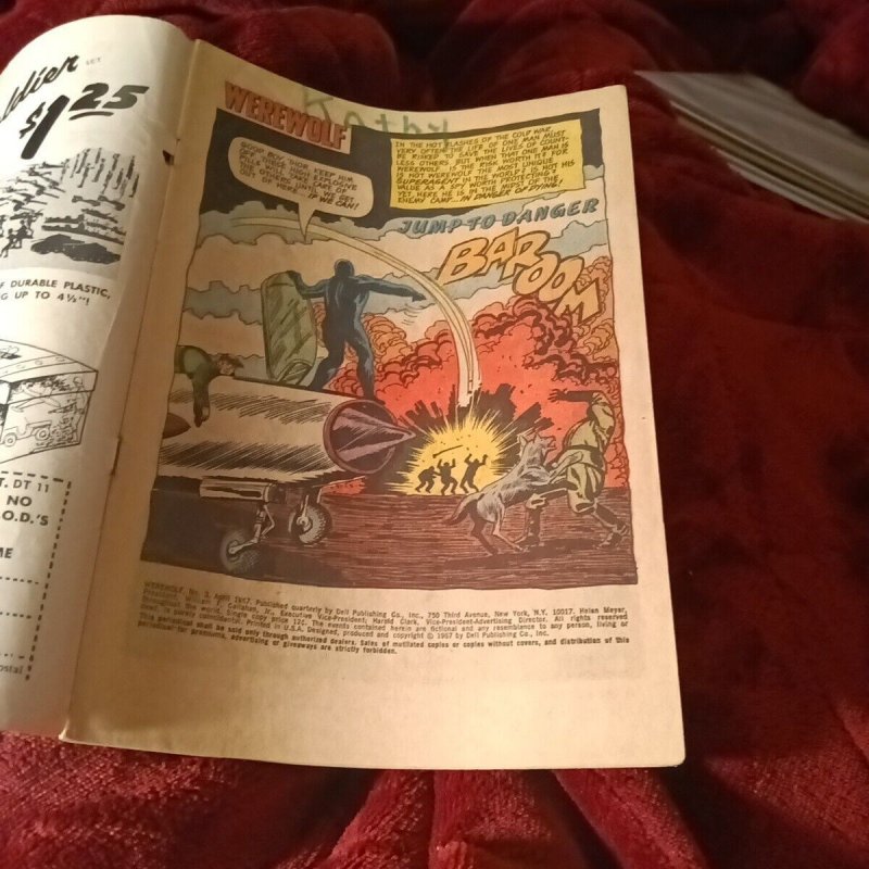 Dell Werewolf 1 2 3 Complete Comics Series Cold War Spy Superhero Lot ...