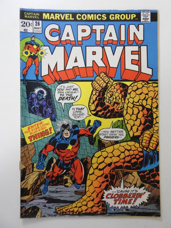 Captain Marvel #26 (1973) VG/FN Condition! | Comic Books - Bronze Age ...