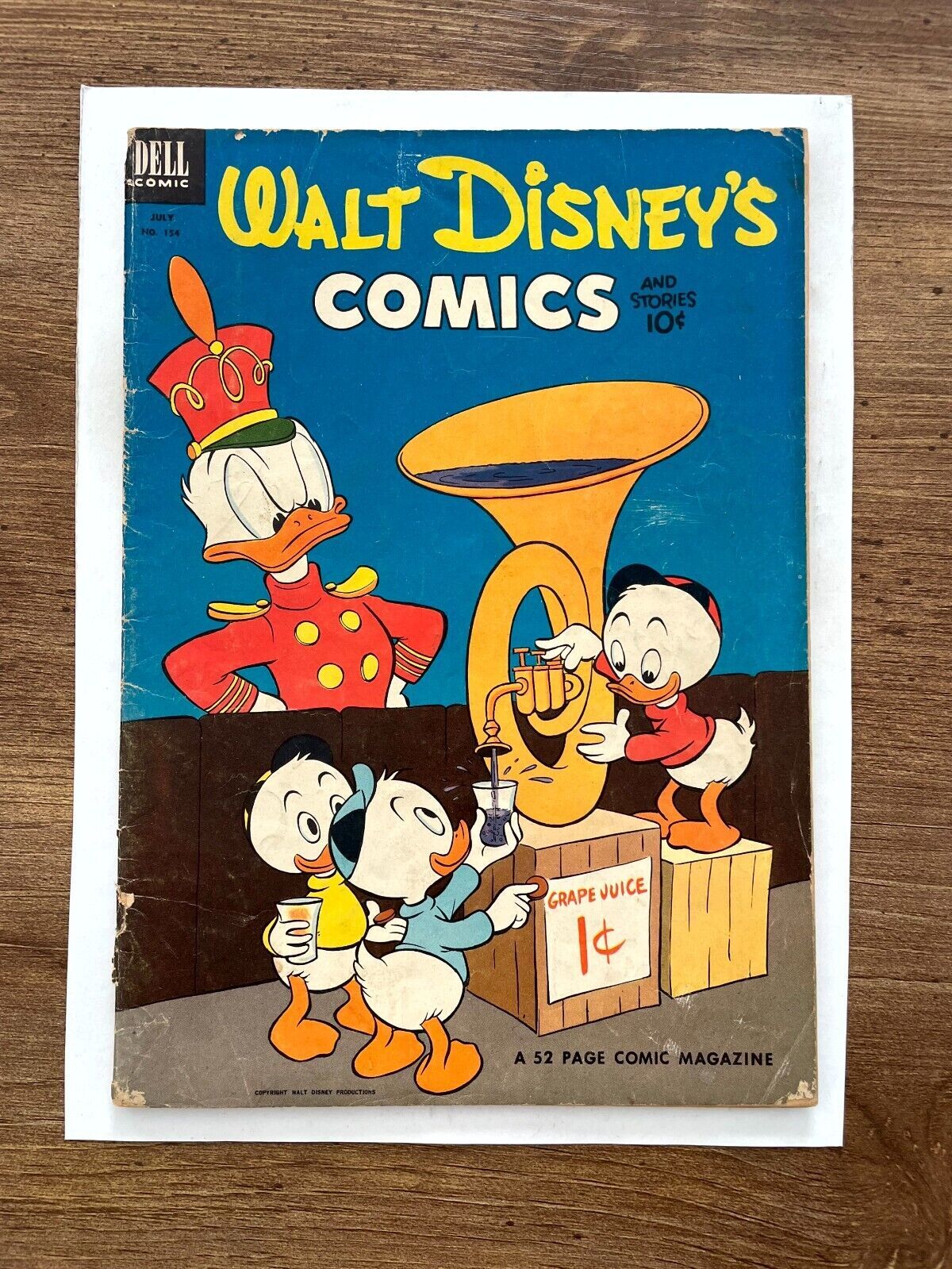 Walt Disneys Comics And Stories 154 Vg Dell Golden Age Comic Book 13