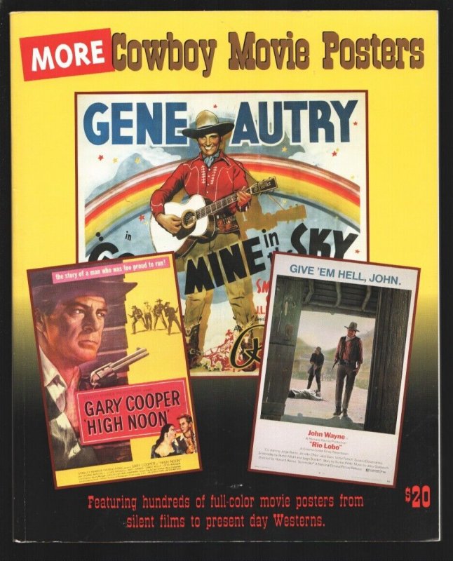More Cowboy Movie Posters 1988-Color images of many top western film ...