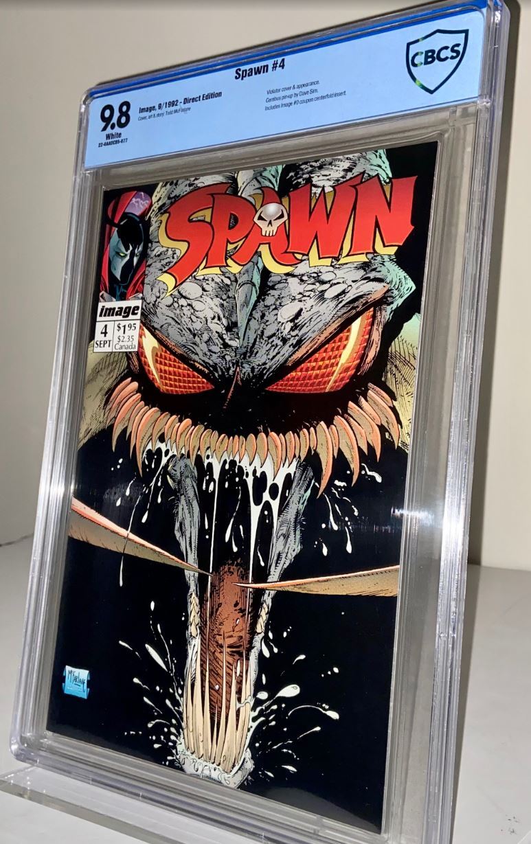 Spawn #4 - Key Comic & 1st Cover Appearance of Violator - CBCS 9.8 - New Slab! | Comic Books ...
