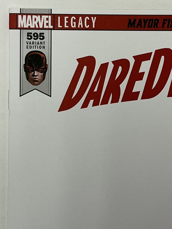 Daredevil #595 2018 Blank VAR LEG Marvel Comics Kingpin Becomes Mayor ...