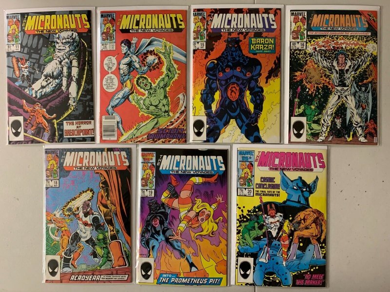 Micronauts 2nd series comics lot #1-20 last issue 15 diff avg 6.0 (1984 ...
