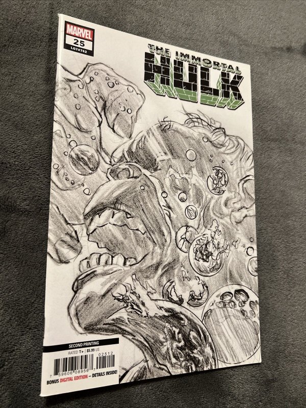 The Immortal Hulk #25 Sketch Cover Marvel Comics | Comic Books - Modern ...