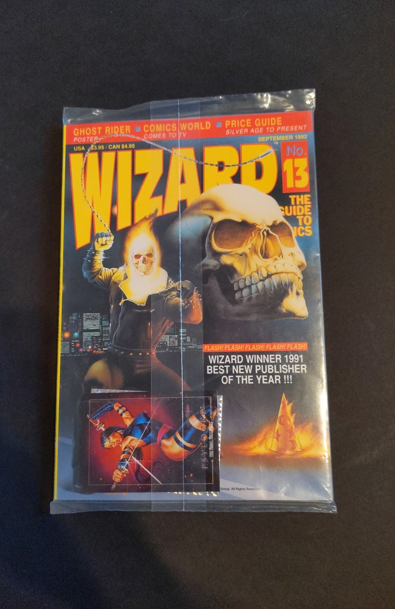 Wizard: The Comics Magazine #13 (1992) ORIGINAL SEALED PACKAGING + Art ...