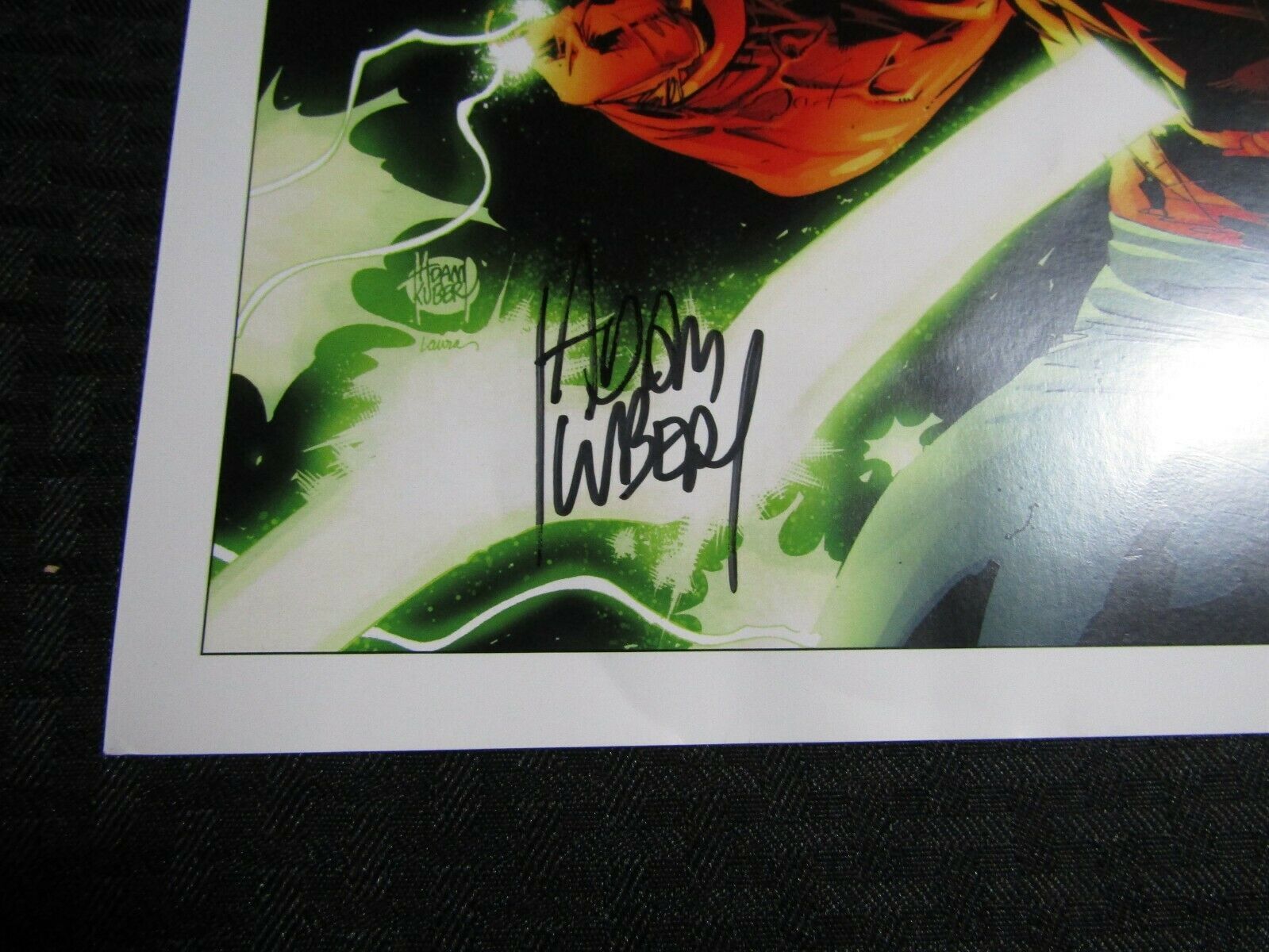 2012 INCREDIBLE HULK 17x11" Split Print SIGNED Adam Kubert FN+ 6.5 ...