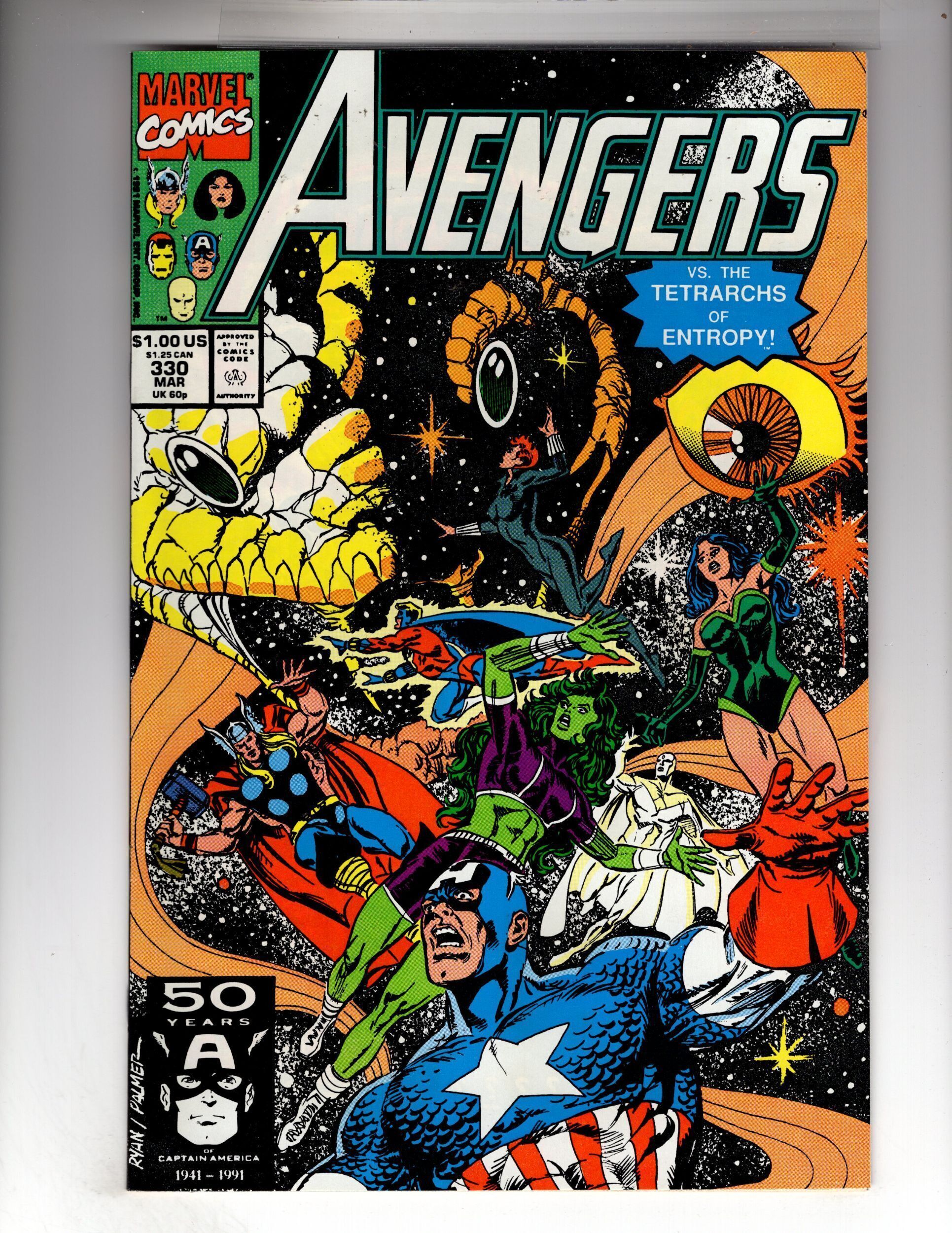 The Avengers #330 (1991) / MC#85 | Comic Books - Copper Age, Marvel ...