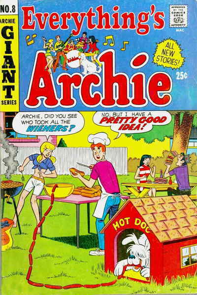 Everything's Archie #8 GD ; Archie | low grade comic Giant | Comic ...